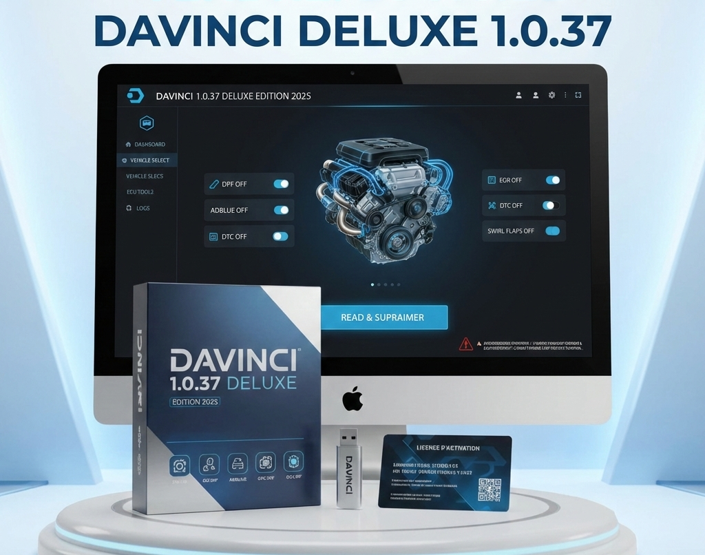 Download DaVinci Deluxe 1.0.37 ECU Software – Lifetime License – ECU D ...